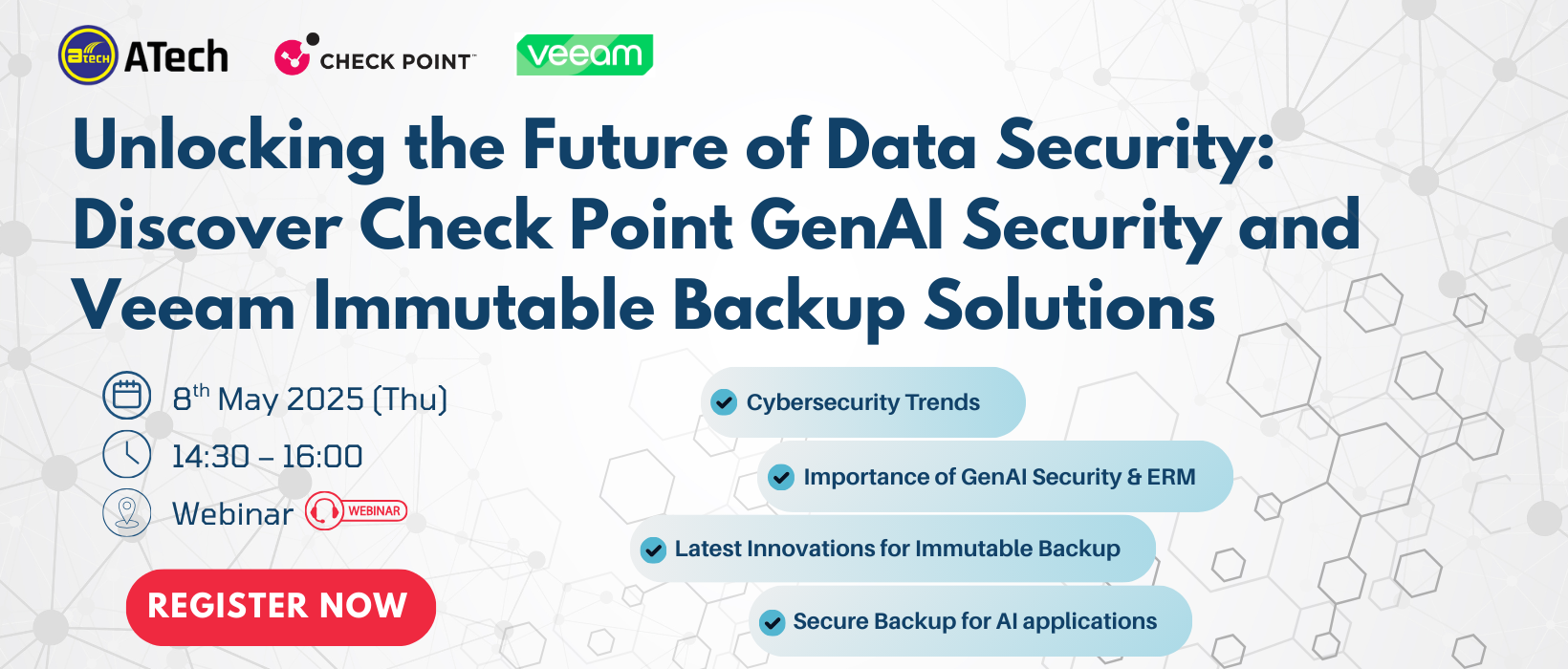 ATech Webinar | Unlocking the Future of Data Security: Check Point GenAI & Veeam Immutable ...